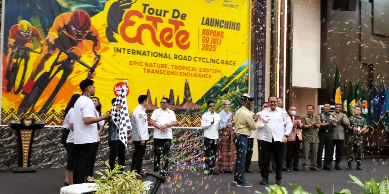 Tour de EnTeTe Diluncurkan: Diplomasi Pedal Gubernur Melki dan Wakil PM ...